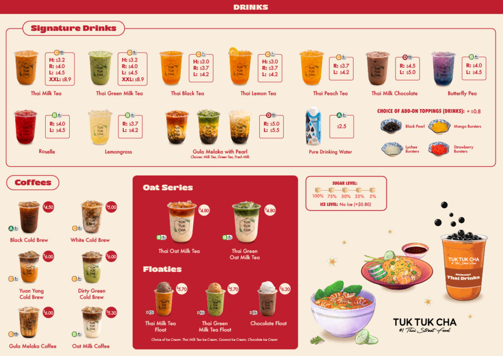 Best Thai Milk Tea in Singapore | Thai Milk Tea - Tuk Tuk Cha